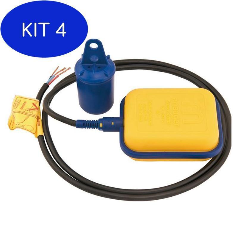 Kit 4 Boia de Nivel Anauger Boia Elétrica 1,5 metro de Cabo - .anauger ...