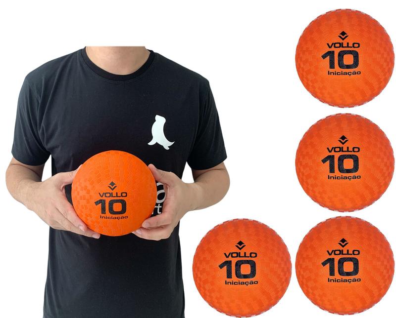 Kit 4 Bolas de Iniciação Para Escolas Edução Infantil Vollo BI010 ...