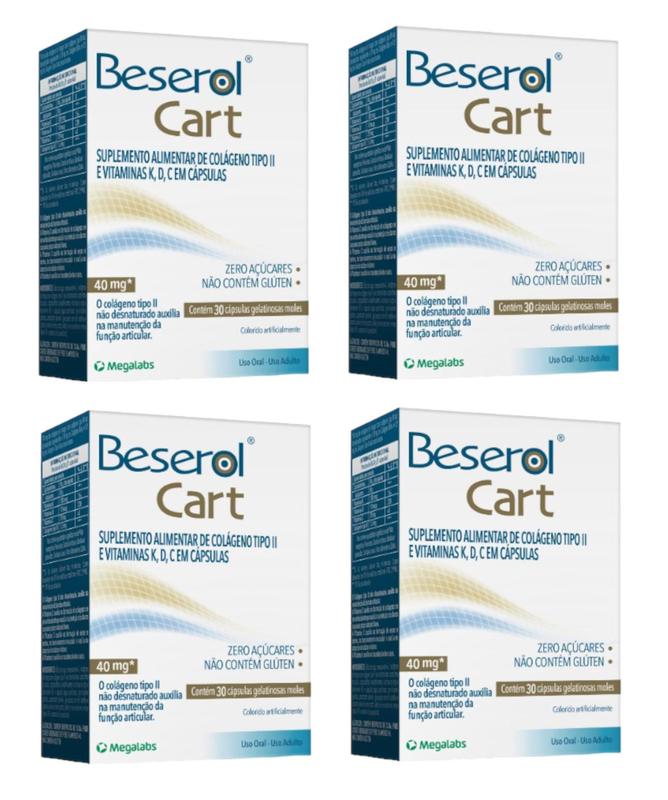 Kit 4 caixas beserol cart 30 capsulas - Megalabs - Cápsulas de Bebidas ...