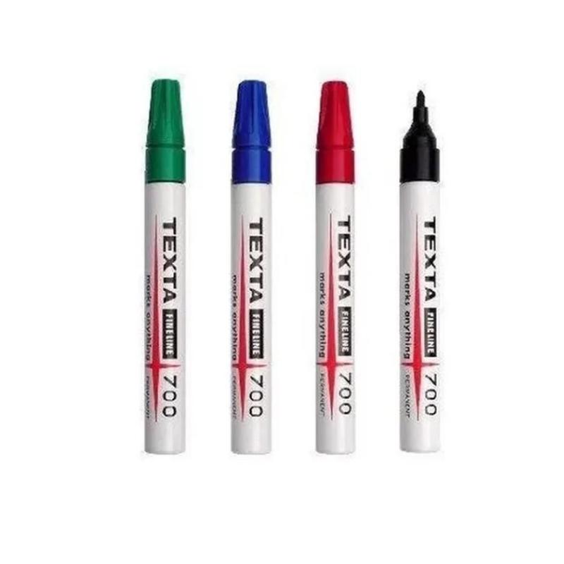 Kit 4 canetas Texta 700 Cirúrgica Preta/azul/verde/vermelha - Caneta ...