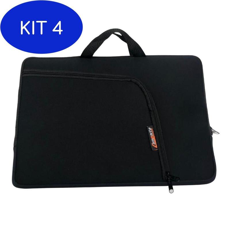 Kit 4 Capa Para Notebook 15.6 Com Alça Reforçada E Bolso - Compacto ...