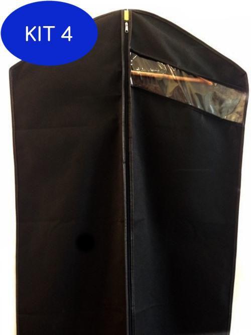 Kit 4 Capa para terno com visor - Cia Das Capas - Organização e ...
