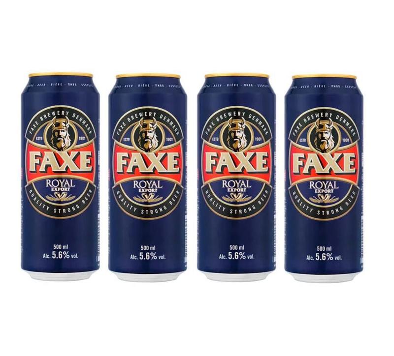 Kit 4 Cervejas Faxe Royal Lt 500 Ml - Cerveja - Magazine Luiza