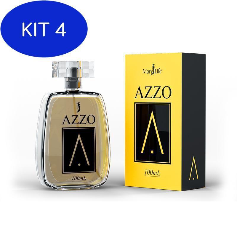 Kit 4 Colonia Masculina Azzo Mary Life 100 Ml - Kit de Perfume ...