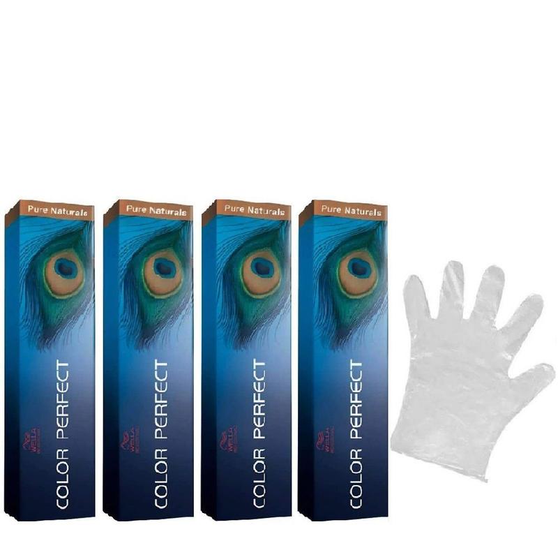 Kit 4 Coloração Wella Color Perfect 8/01 60g - Tinta de Cabelo ...