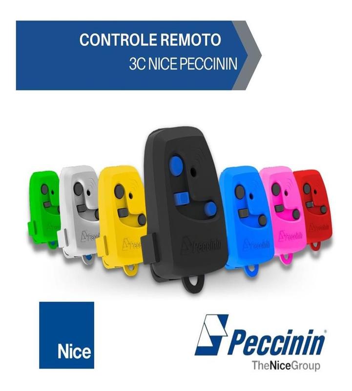 Kit 4 Controle Portão Automático Original 3c 433mhz Peccinin - Peccinin/Nice - Controle de ...