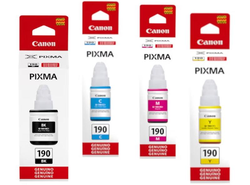 Kit 4 Cores Canon Gl-190 Original G1100 G2100 G2110 G3100 G3110 G3111 ...