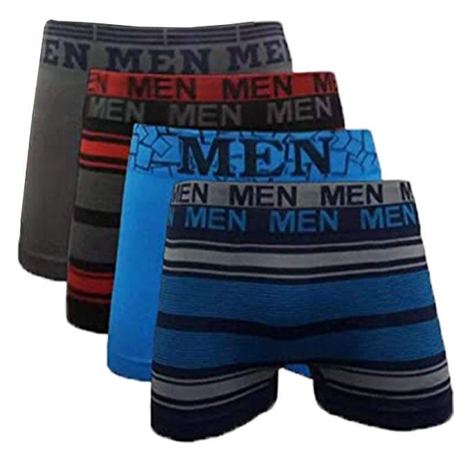 Kit 4 Cuecas Boxer Microfibra Men Sem costura - Cueca - Magazine Luiza