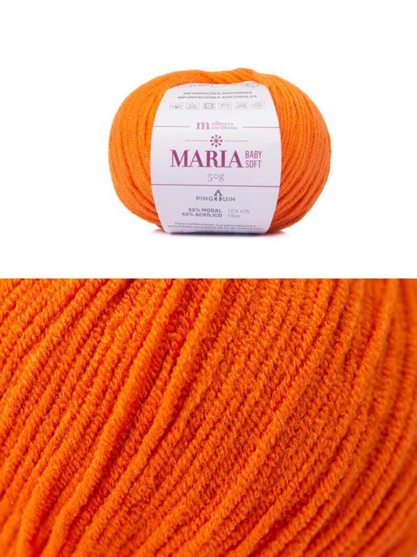 Kit 4 Fio/Lã Misto de Modal Maria Baby Soft 50g (fio Fibra Modal mais ...