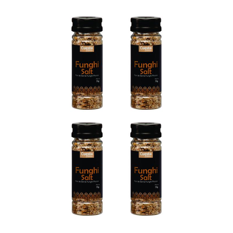 Kit 4 Funghi Salt - Flor De Sal Com Funghi Secchi Porcini - Cuesta ...