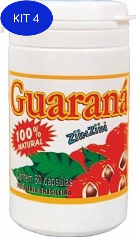 Kit 4 Guaraná Ziin Ziin - 60 Cápsulas - Ziim Ziim - Produtos para ...