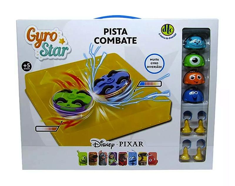 Kit 4 Gyro Star Pista de Combate Arena Disney Pixar - DTC - Pistas ...