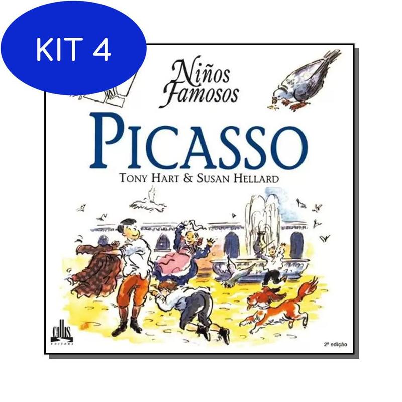 Kit 4 Livro Picasso, Coleção Niños Famosos- Callis Idioma - Livros de ...