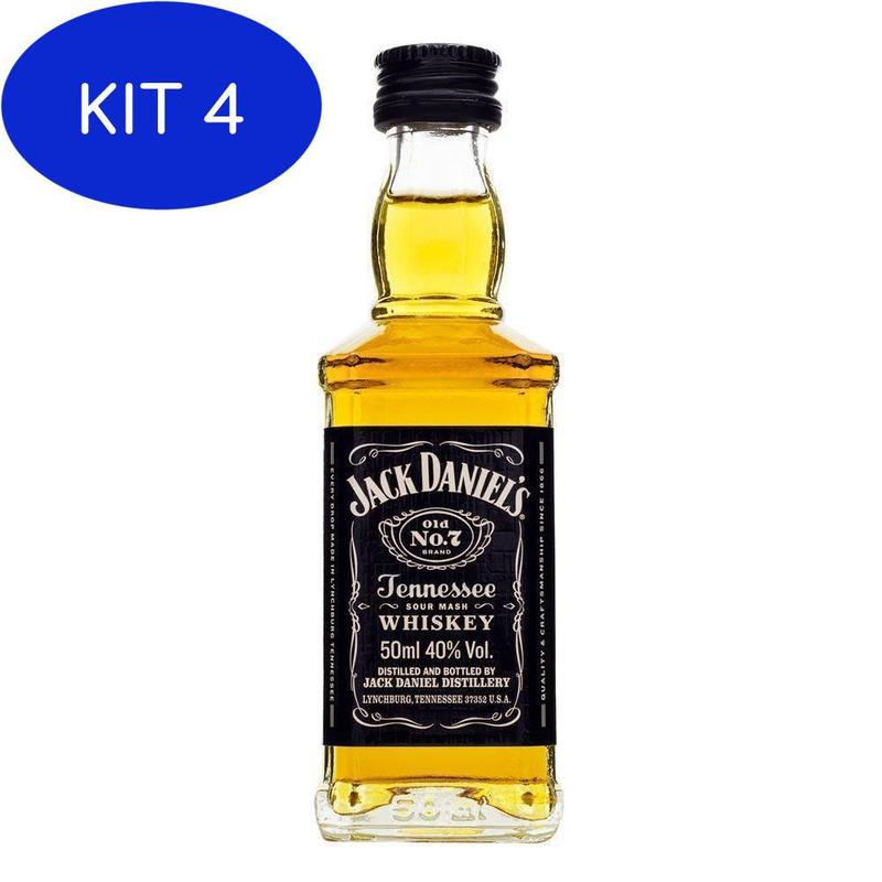 Kit 4 Mini Bebida Jack Daniel'S N7 50Ml - Bebidas - Magazine Luiza