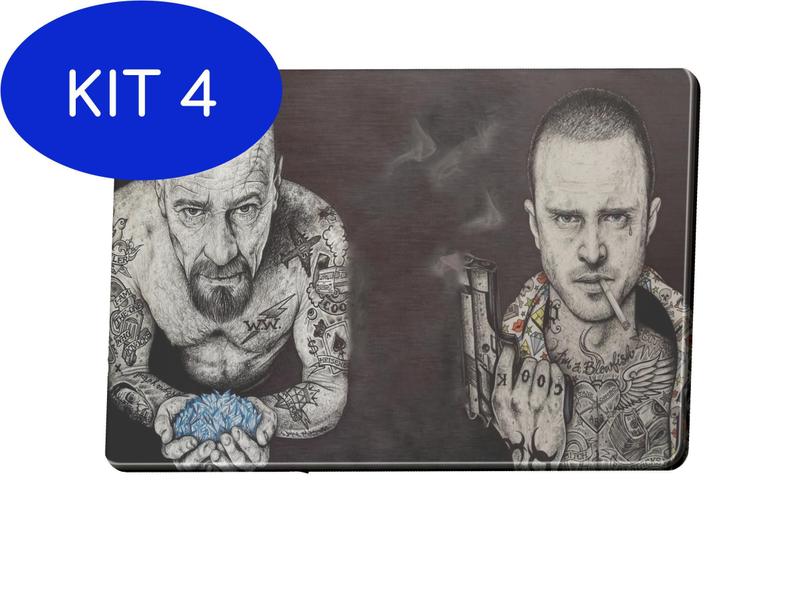 Kit 4 Mouse Pad Breaking Bad Modelo 1 - Central Personalizados - Mouse ...