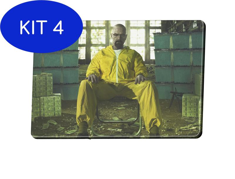 Kit 4 Mouse Pad Breaking Bad Modelo 3 - Central Personalizados - Mouse ...