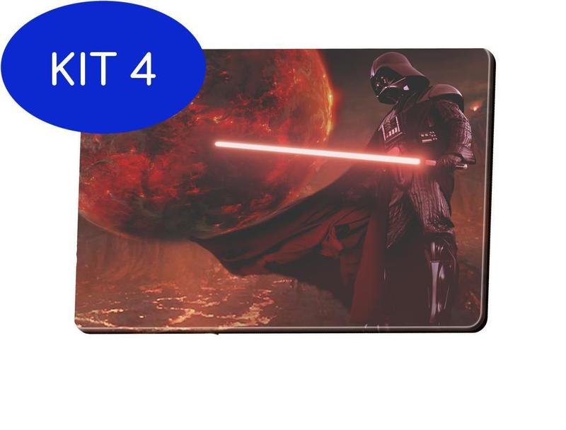 Kit 4 Mouse Pad Star Wars Darth Vader 3 - Central Personalizados - Kit ...