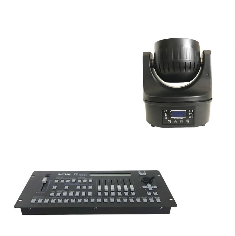 Kit 4 moving mini b-eye 6 leds 15w rgbw showtech mesa pilot 2000 ...