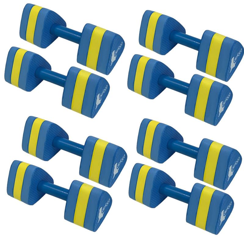 Kit 4 Pares Halteres Hidroginástica EVA DF1092 M Dafoca Sports Azul ...
