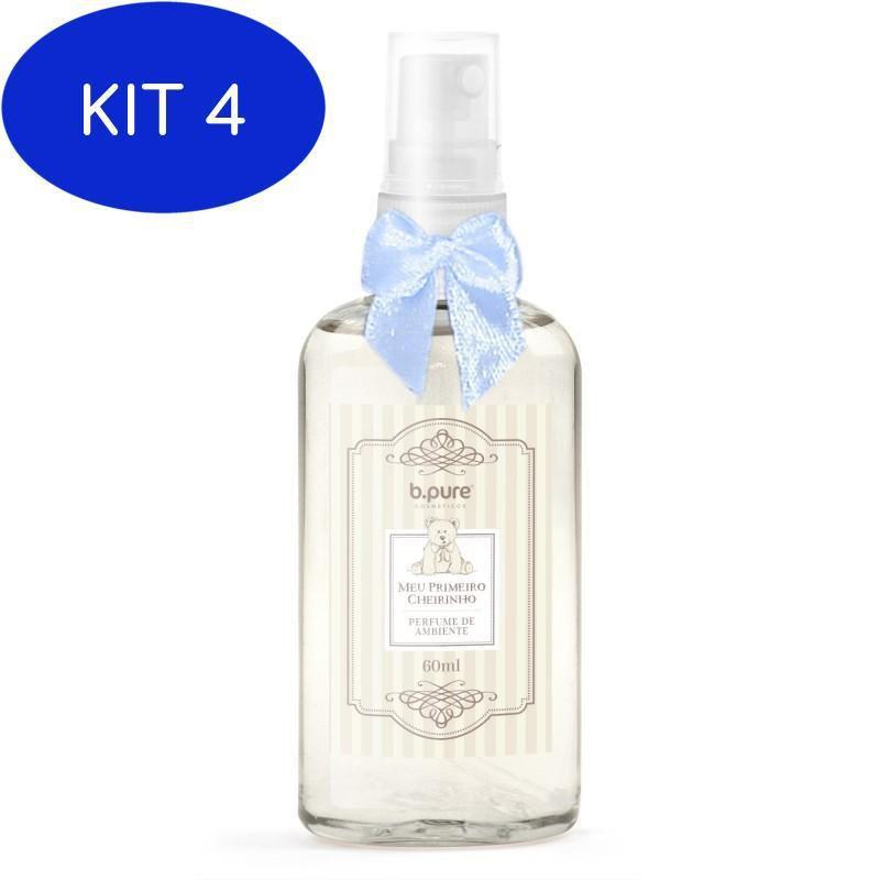 Kit 4 Perfume De Ambiente Spray Meu PrimCheirinho Bebê Menino 60ml ...