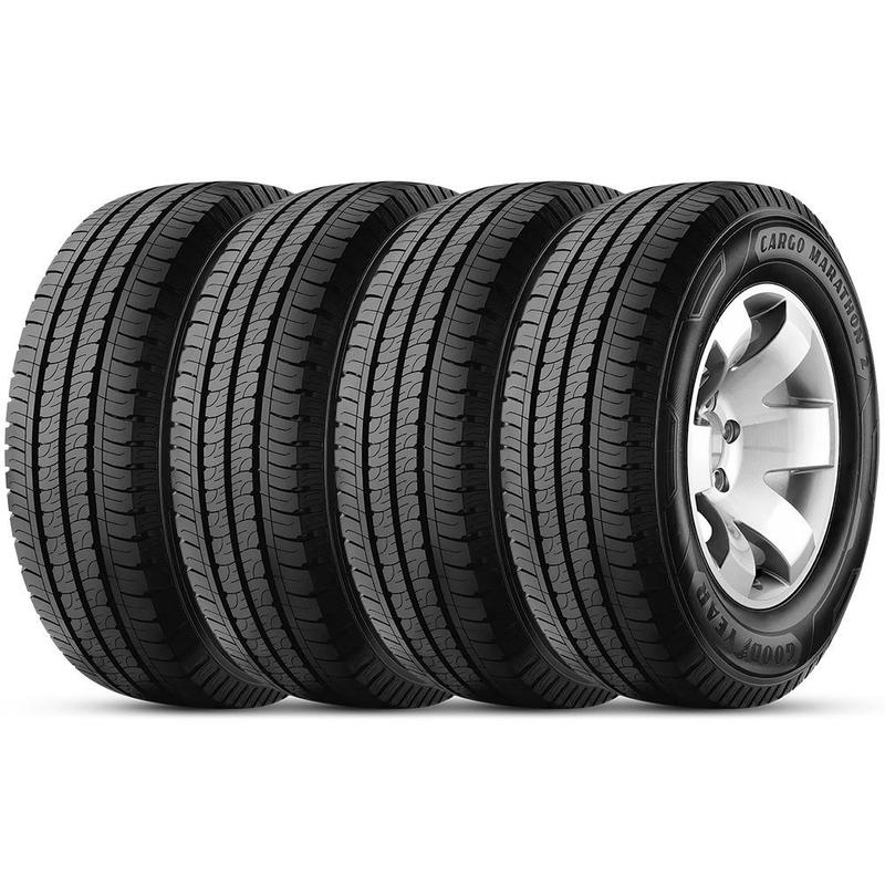 Kit 4 Pneu Goodyear Aro 14 185R14C 102/100R Cargo Marathon 2 - Pneu ...