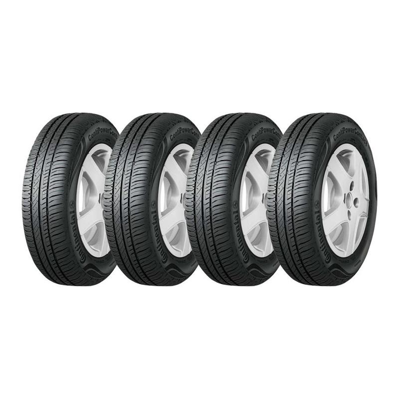 Kit 4 Pneus Continental Aro 14 175/65R14 ContiPowerContact 82T - Pneu para Carro - Magazine Luiza