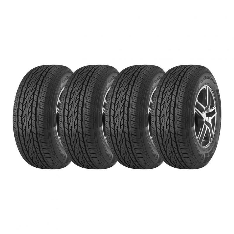 Kit 4 Pneus Continental Aro 17 265/65R17 ContiCrossContact LX2 112H - Pneu de Carro - Magazine Luiza