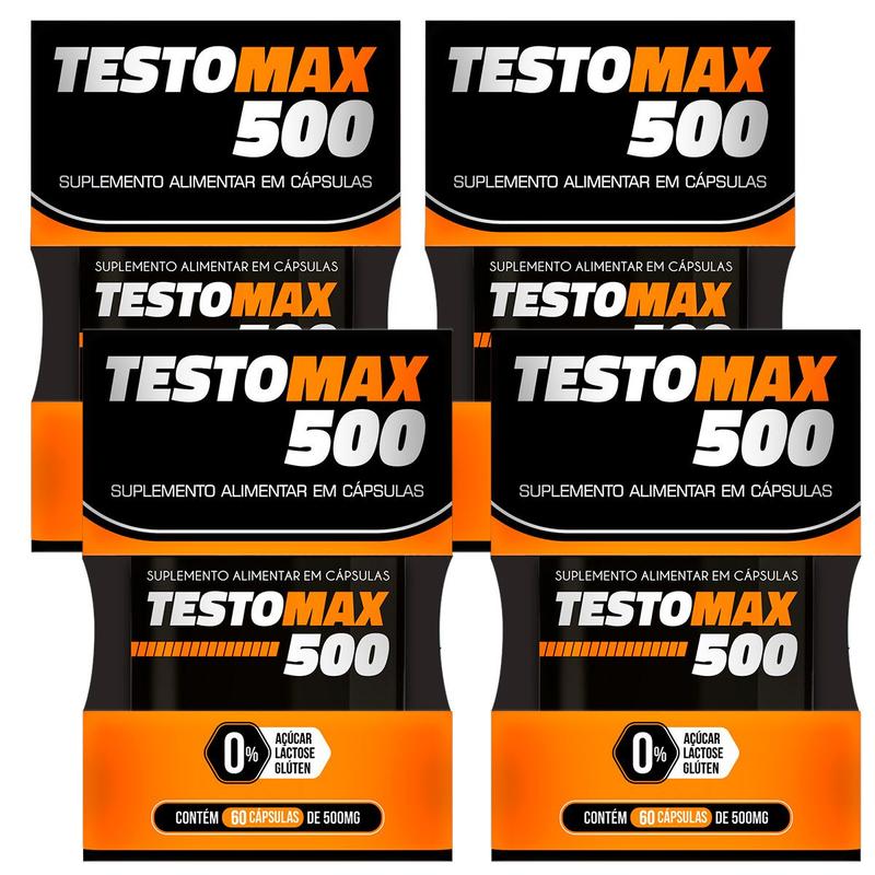 Kit 4 Potes Testomax Suplemento Alimentar Natural Extra Puro Original ...