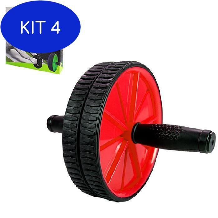 Kit 4 Roda Para Exercícios Abdômen Ombro Triceps Lombar E - Mbfit ...