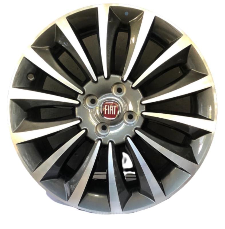 Kit 4 Rodas Aro 17x7 Fiat Linea Absolute 4x98 GD Original Fiat - FIAT ...