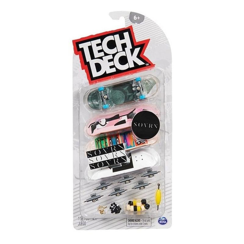 Kit 4 Skates De Dedo Tech Deck Ultra Com Acessórios Para Montar ...