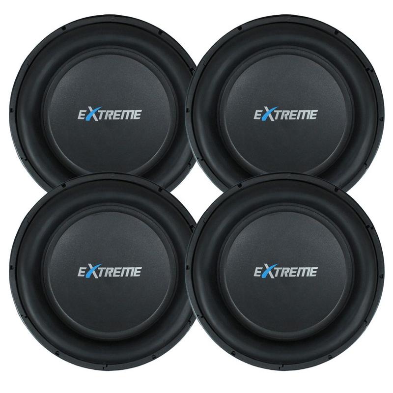Kit 4 Subwoofer Extreme Audio 1600w Rms 4 Ohms 12 polegadas - Extreme ...