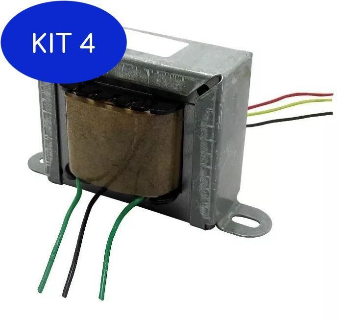 Kit 4 Transformador Trafo 16+16V 1A Bivolt Eletrônica - MS ...