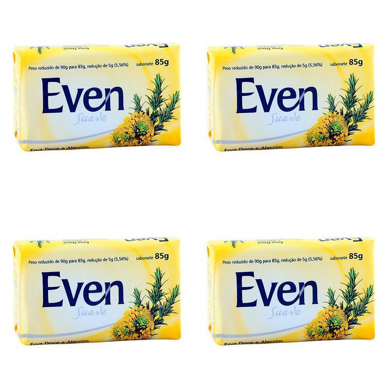Kit 4 Und Kit Sab Even Suave Erva Doce 12 Und 85g - Sabonete - Magazine ...