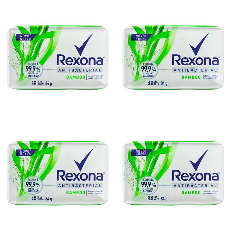 Kit 4 Und Kit Sab Rexona Bamboo Fresh 12 Und 84g - Sabonete - Magazine ...