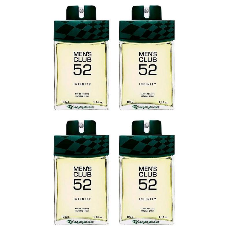 Kit 4 Und Perfume Mens Club 52 Infinity Eau Toilette 100ml - Men'S Club ...