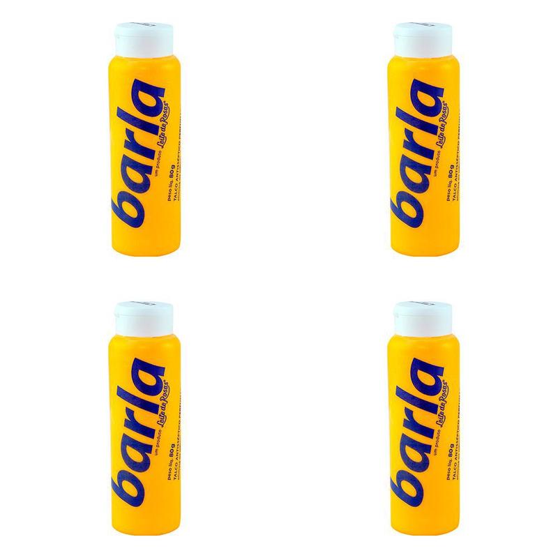 Kit 4 Und Talco Barla Antisséptico 80g - Produtos de Higiene - Magazine ...