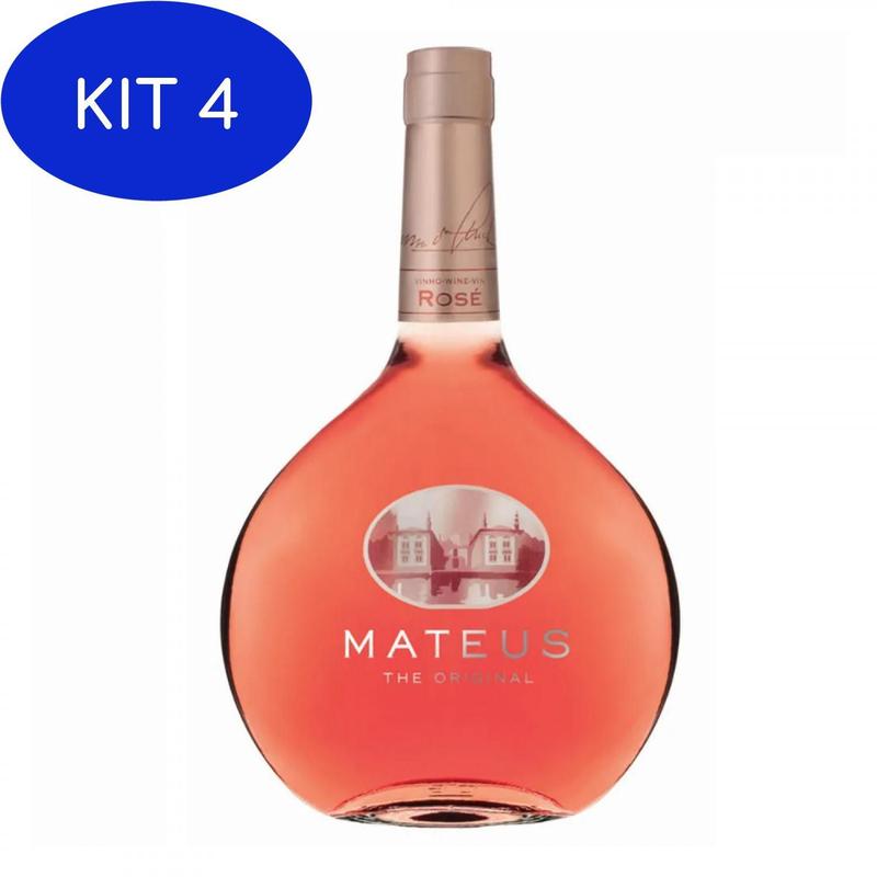 Kit 4 Vinho Mateus Rose 750 Ml - Sogrape - Vinho - Magazine Luiza