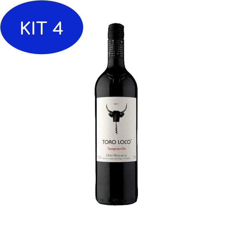 Kit 4 Vinho Toro Loco Tempranillo 375Ml - Vinho - Magazine Luiza