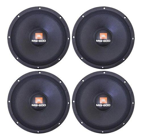 Kit 4 Woofer 10 JBL Selenium 10MG600 - 300 Watts Rms 4 Ohms - Kit de Produtos - Woofer ...