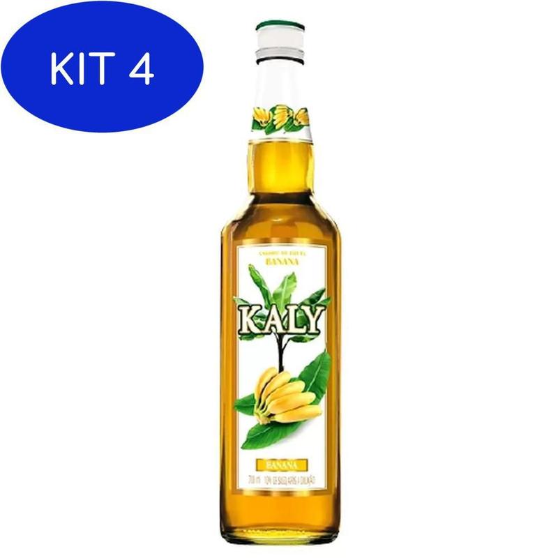 Kit 4 Xarope Kaly De Banana 700 Ml - Xarope para Bebida - Magazine Luiza