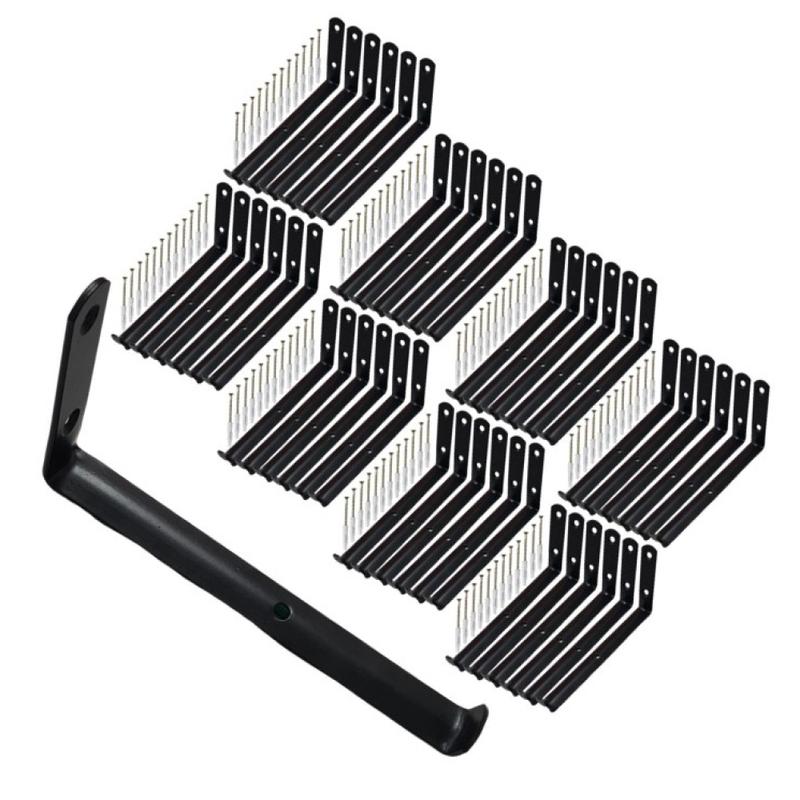 Kit 48 Suporte Mão Francesa Invertida Reforçada 15 cm - M7 Suportes ...