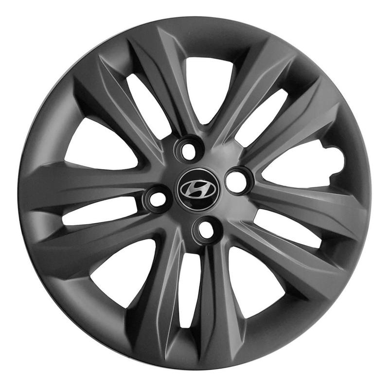 Kit 4X Calota Hyundai Hb20 Aro 15 Grafite 192Cp - Grid - Calota de ...