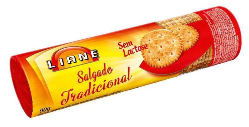 Kit 5 Biscoitos Cream Cracker Tradicional Sem Lactose 90g - Liane ...