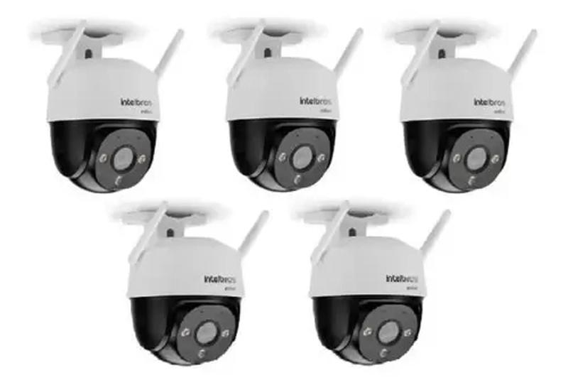 Kit 5 Câmeras Im7 Full Color 360 Speed Dome Intelbras - Câmera de ...