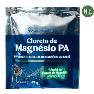 Kit 5 Cloreto de Magnesio PA 33g Cada Sache - SUPLANATURAL - Cloreto de Magnésio / Magnésio ...