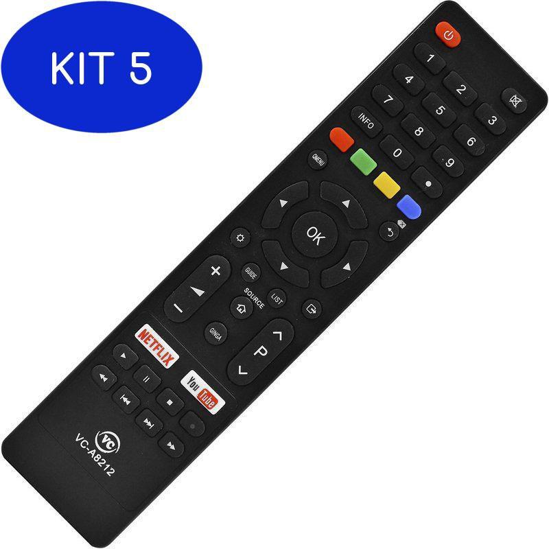 Kit 5 Controle Remoto Para Tv Philco Netflix E Youtube - Mbtech - Acessórios para TV - Magazine ...