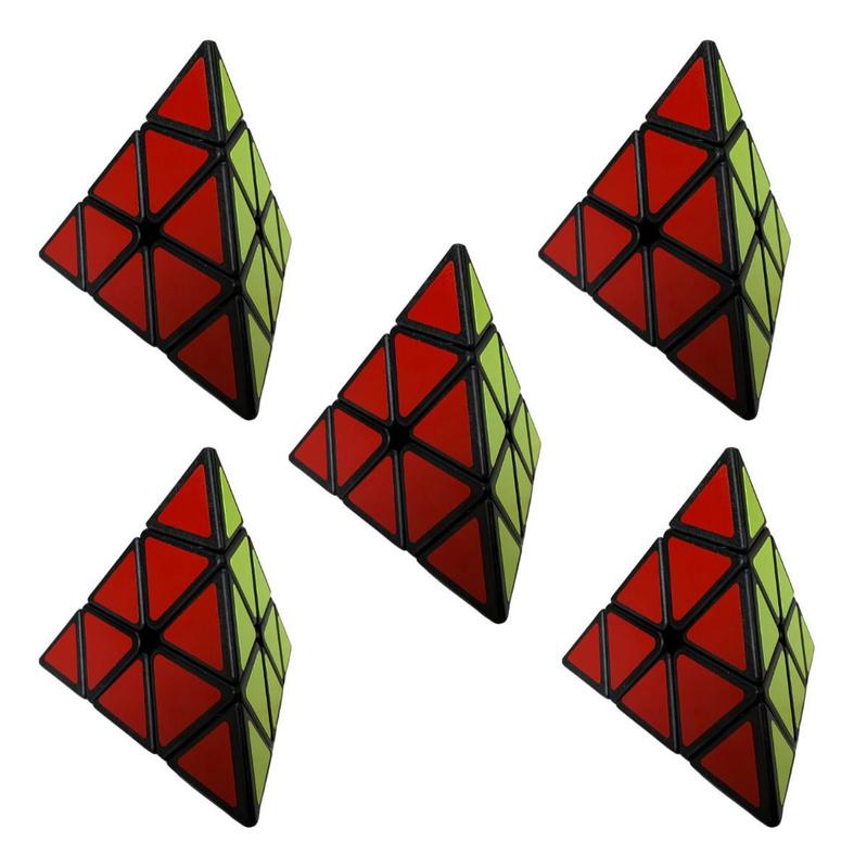 Kit 5 Cubo Magico 3x3x3 Triângulo Pyraminx Pirâmide - Moyu Rubik - Cubo ...