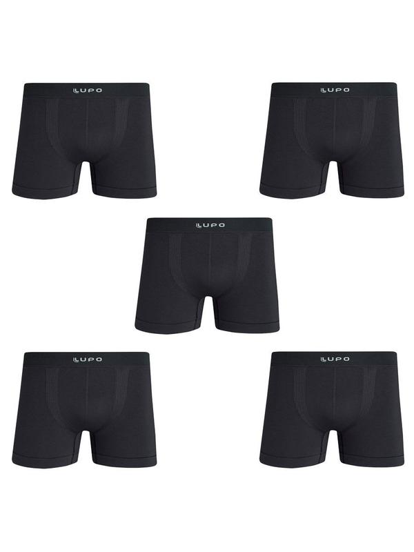Kit/5 cuecas lupo boxer micromodal 661-001 - Cueca - Magazine Luiza