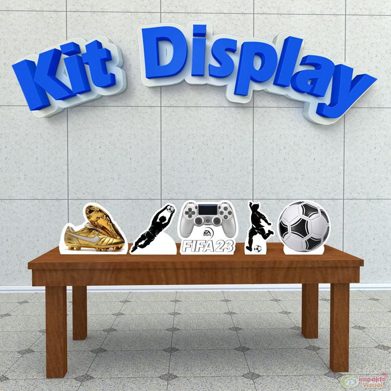 Kit 5 Displays De Mesa FIFA 23 - IMPAKTO VISUAL - Kit Decoração de ...